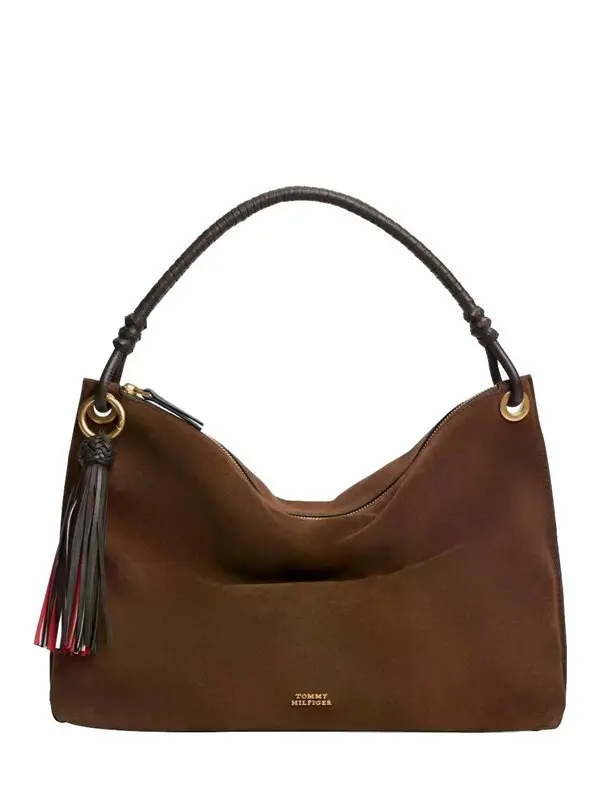 Tommy Hilfiger Tassel-detail Shoulder Bag - Brown