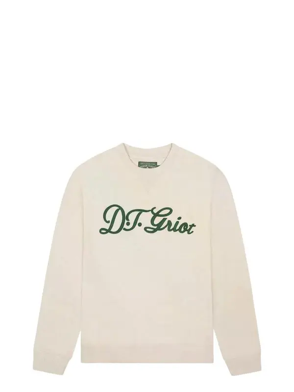 DENIM TEARS Griot Crew-neck Sweatshirt - Neutrals