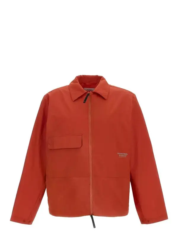 PAS NORMAL STUDIOS Reflective Logo Utility Jacket - Orange