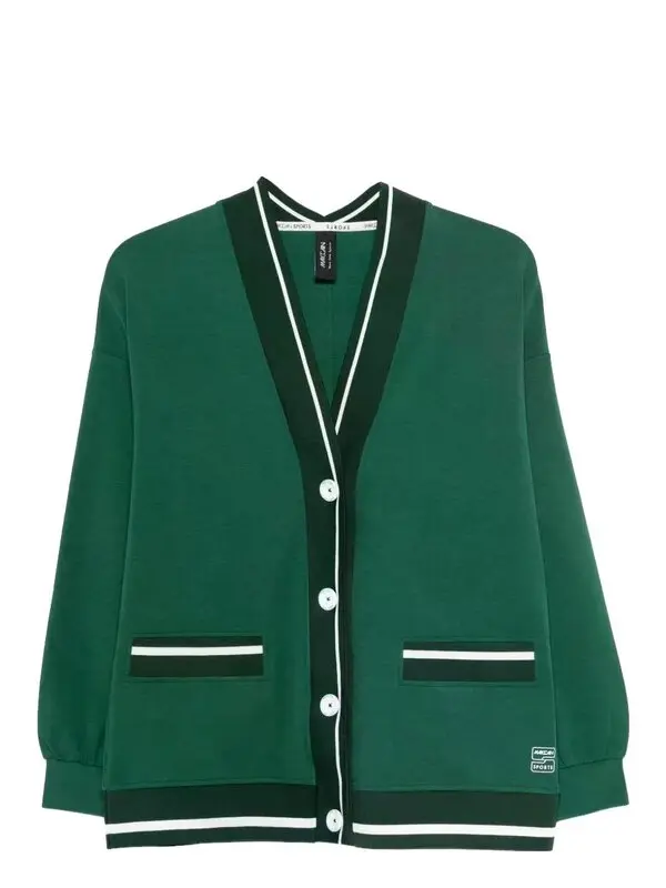 MARCCAIN V-neck Jacket - Green