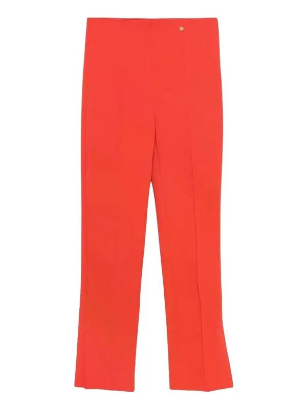 MARCCAIN Logo-appliqué Trousers - Red