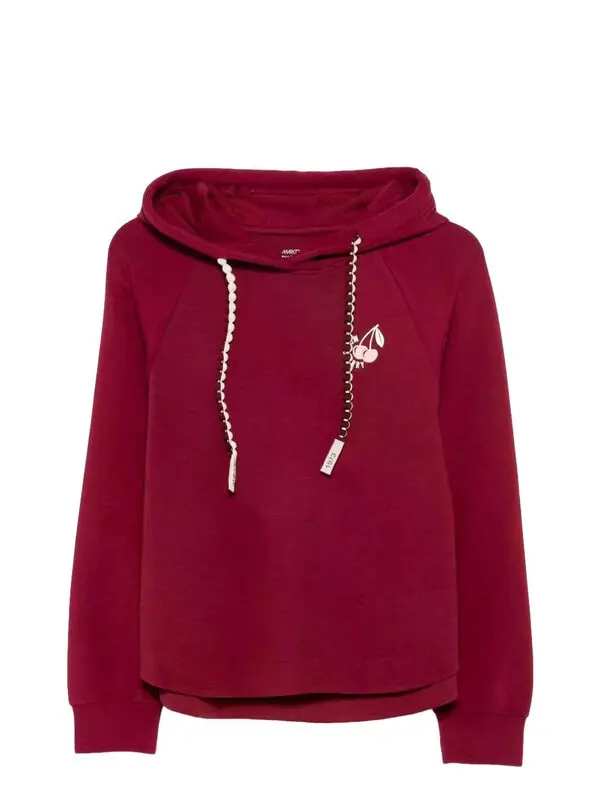 MARCCAIN Logo-print Hoodie - Red