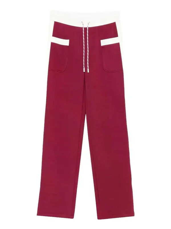 MARCCAIN Track Pants With Patch Pockets - Red
