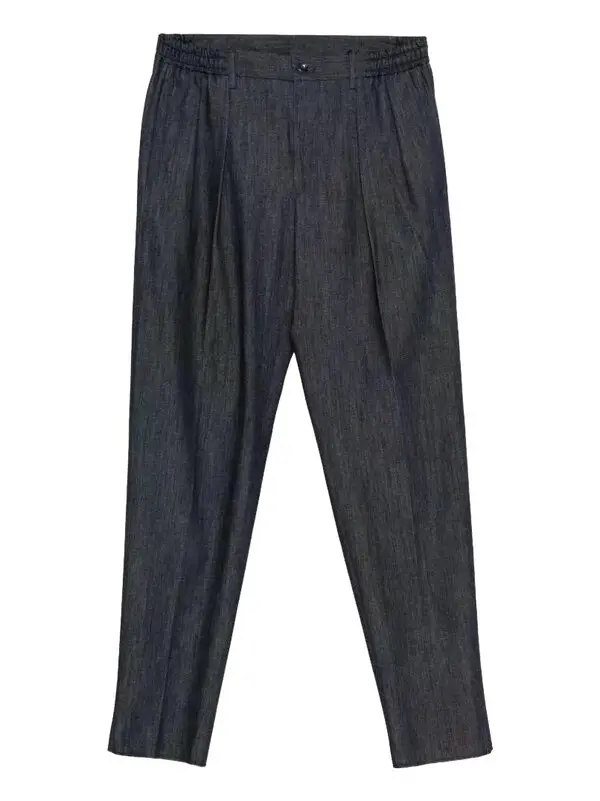 Tagliatore Tapered Trousers - Blue