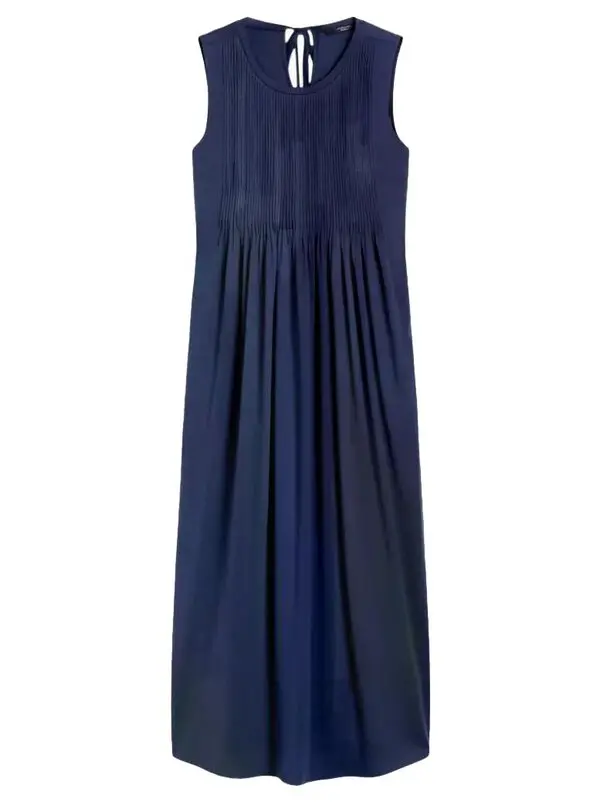 Max Mara Sleeveless Midi Dress - Blue