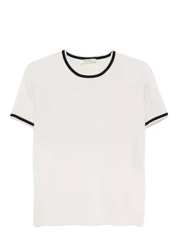 Max Mara Crew-neck T-shirt - Neutrals
