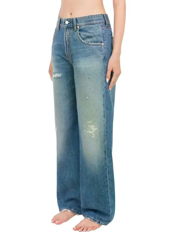 DEPARTMENT 5 Pop Distressed Jeans - Blue