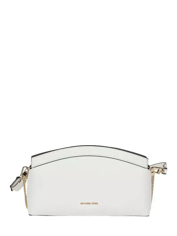 Michael Kors Athena Cross Body Bag - White