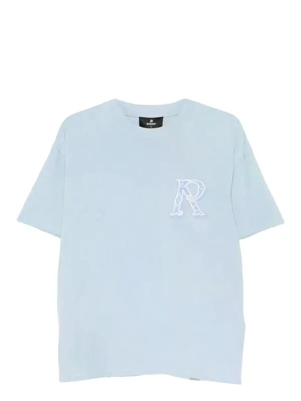 REPRESENT Western Initial Embroidery T-shirt - Blue