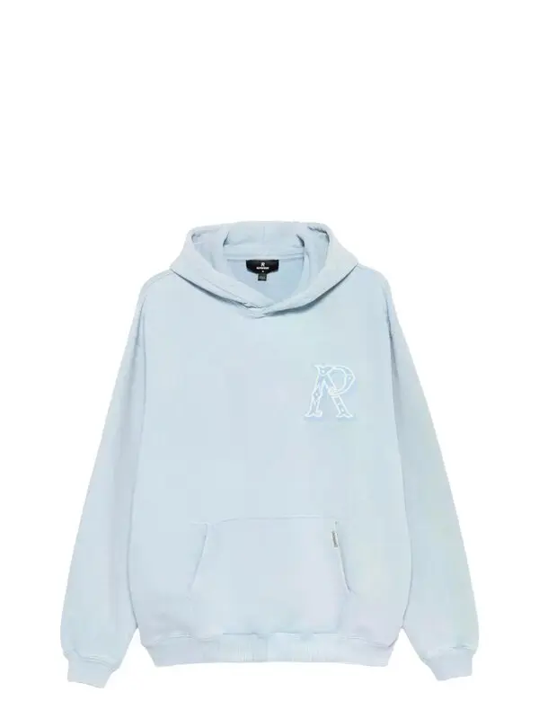REPRESENT Initial Embroidered Hoodie - Blue