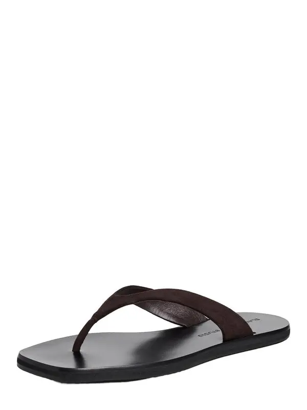BLACK SUEDE STUDIO Bae Sandals - Hot Fudge Suede