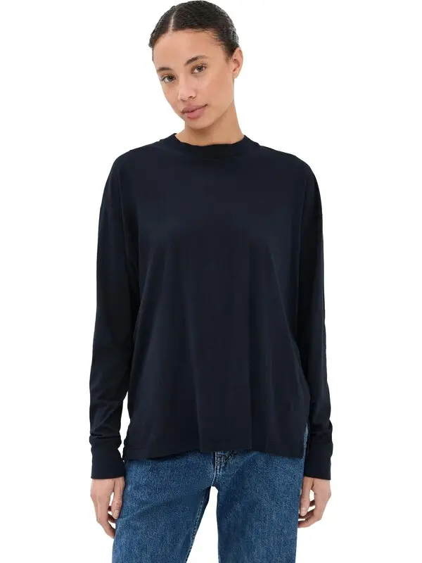 TWP Relaxed Fit Jersey Tee - Midnight