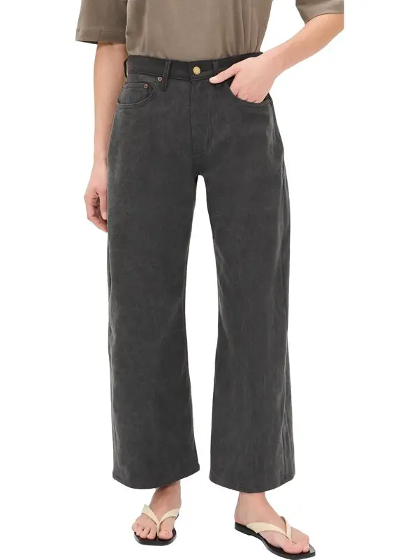B Sides Floppy Jeans - Washed Black