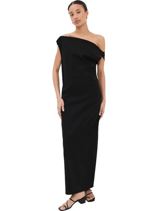 Co Draped Dress - Black