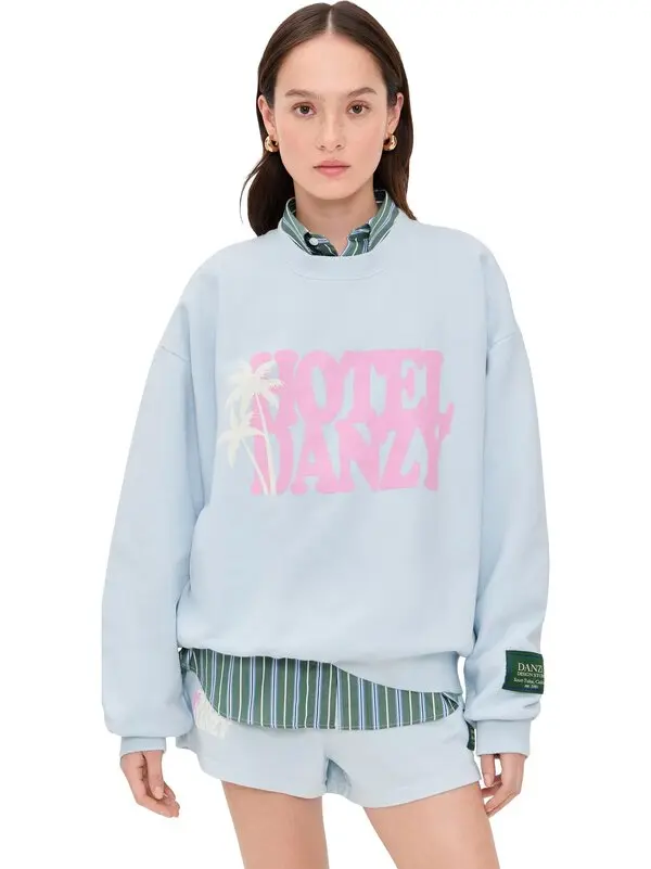 DANZY Crewneck Sweatshirt - Blue