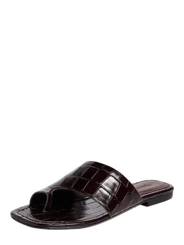 Madewell Ashton Loop Slide Sandals - Coffee Bean
