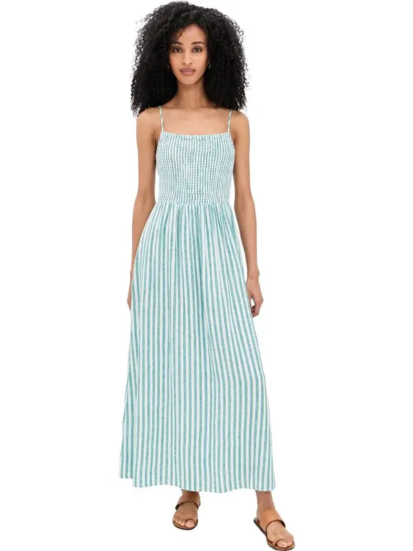 Z Supply Bayside Striped Midi Dress - La Palma