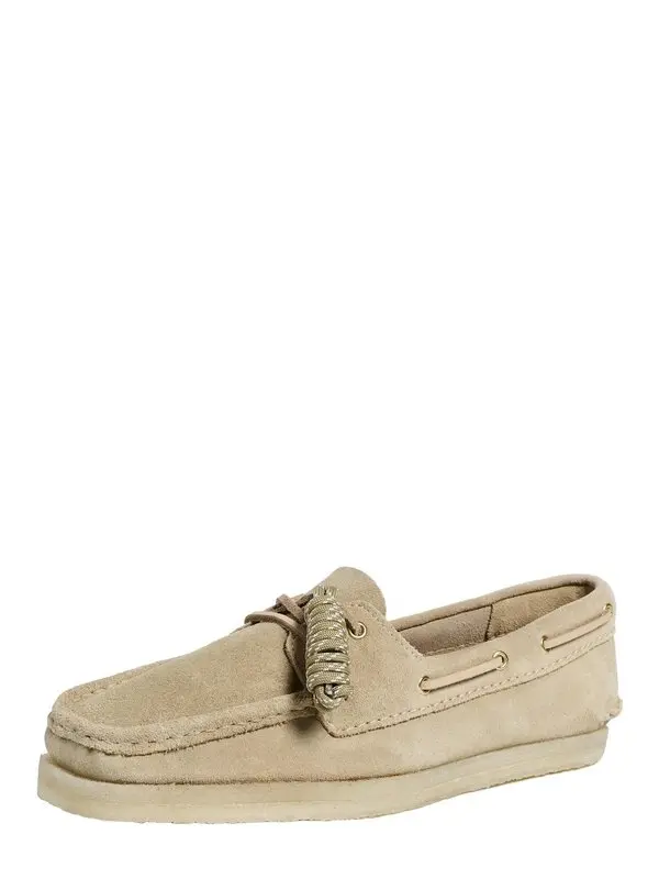 Clarks Godney Boat Shoes - Maple Suede