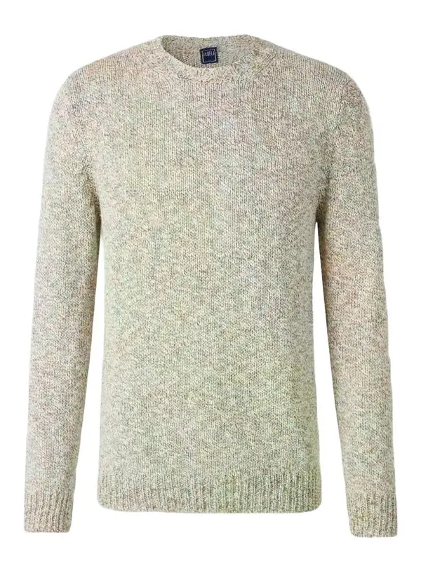 Fedeli Knitted Textured Sweater - Neutrals