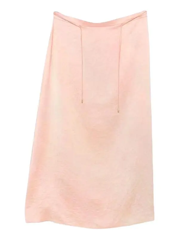 MARCCAIN Drawstring-fastening Midi Skirt - Pink