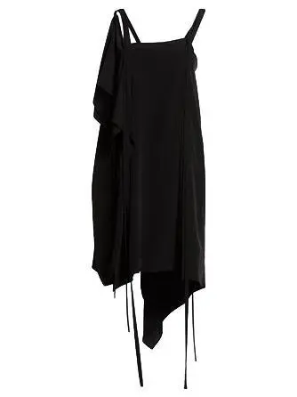 Yohji Yamamoto Midi Flared Dress - Black