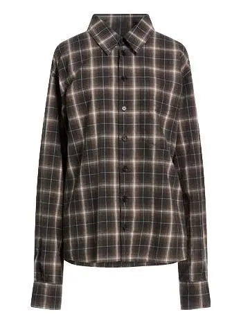 Dsquared2 Cotton Flannel Tartan Shirt - Dark Brown