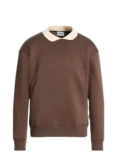 BERNA Sweatshirt In Light Cotton And Polyester - Brown