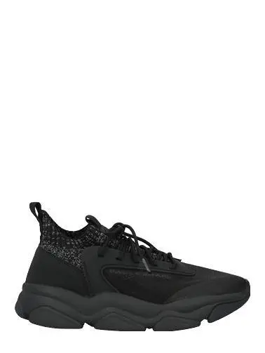 Paul & Shark Sneakers In Synthetic Material And Textile Fibers - Black