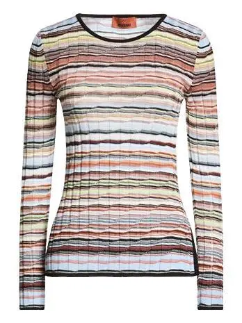 Missoni Knitted Multicolor Sweater - Blue