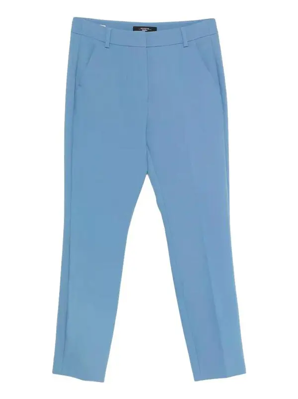 Max Mara Slash-pockets Tailored Trousers - Blue