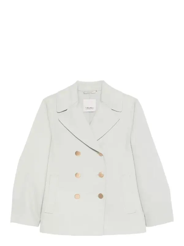 Max Mara Double-breasted Pea Coat - Green