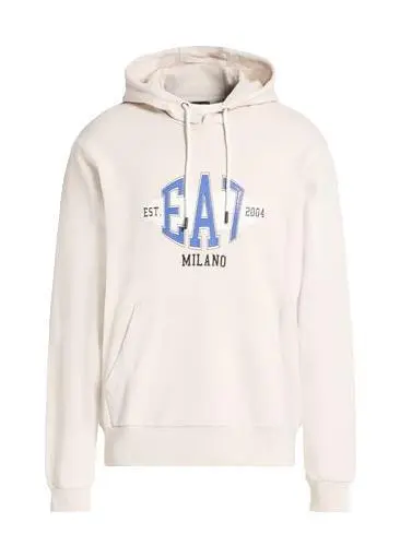 EA7 Cotton French Terry Sweatshirt - Cream