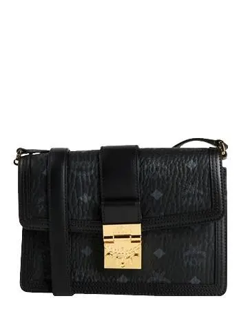 Mcm Leather Cross-body Bag - Black
