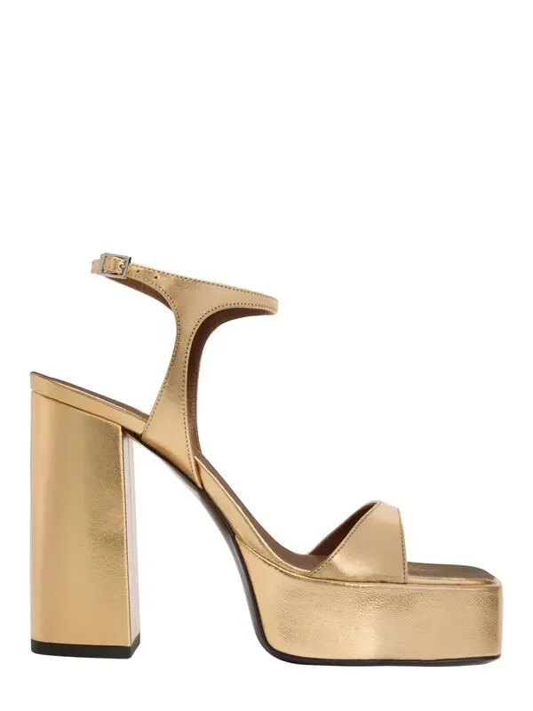 GIUSEPPE ZANOTTI Platform Sandals - Gold