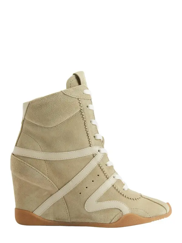 GIUSEPPE ZANOTTI Wedge Sneaker - Ivory