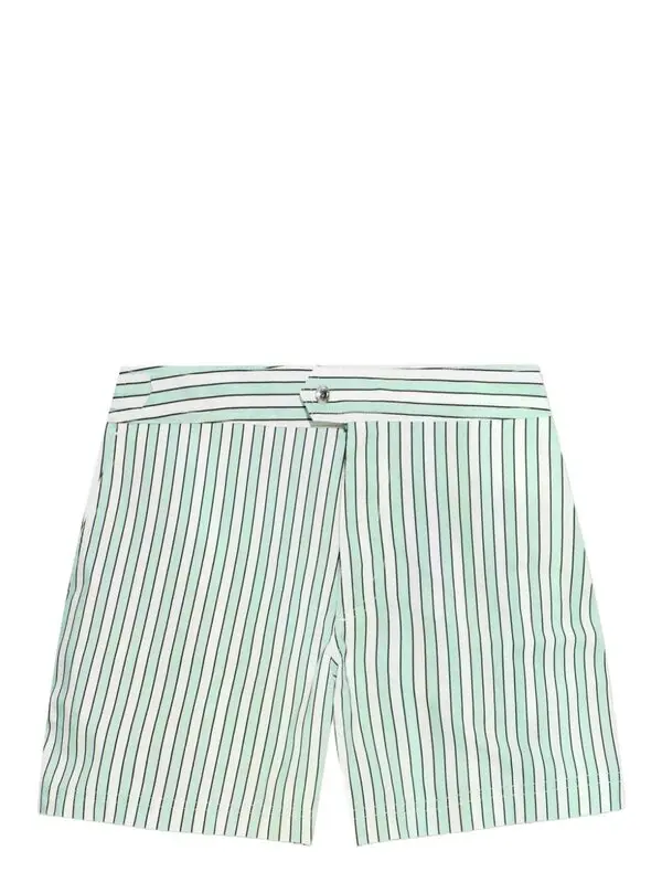 TOM FORD Striped Swim Shorts - White
