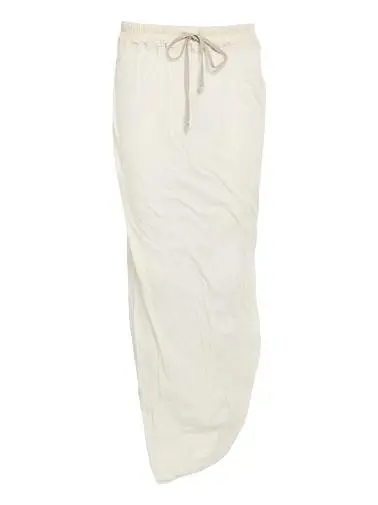 Rick Owens Maxi Cotton Skirt - White