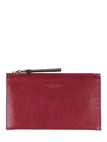 THE BRIDGE Leather Pouch - Red