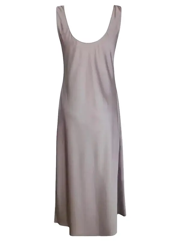 Calvin Klein Midi Slip Dress - Grey