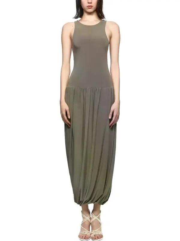 ATU BODY COUTURE Gathered Midi Dress - Grey