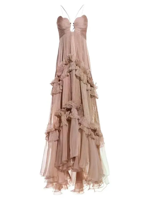 MARIA LUCIA HOHAN Roxene Maxi Dress - Pink