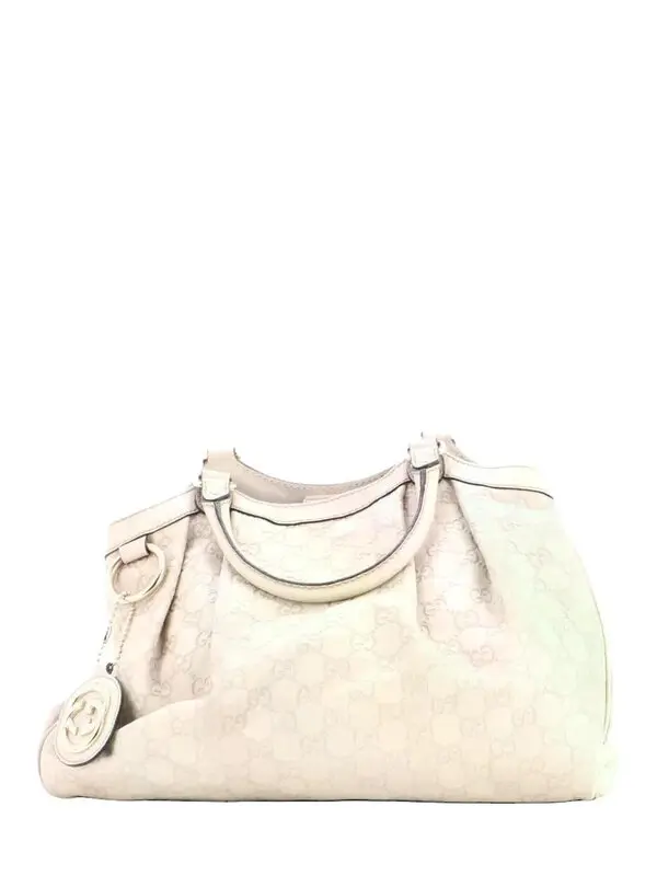 Gucci Sukey Guccissima Leather Medium Tote - Neutrals