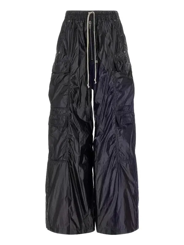 Rick Owens Drawstring Cargo Pants - Black