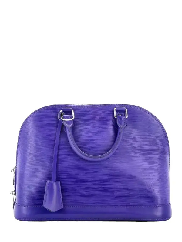 LOUIS VUITTON Alma Handbag Epi Leather Pm - Purple
