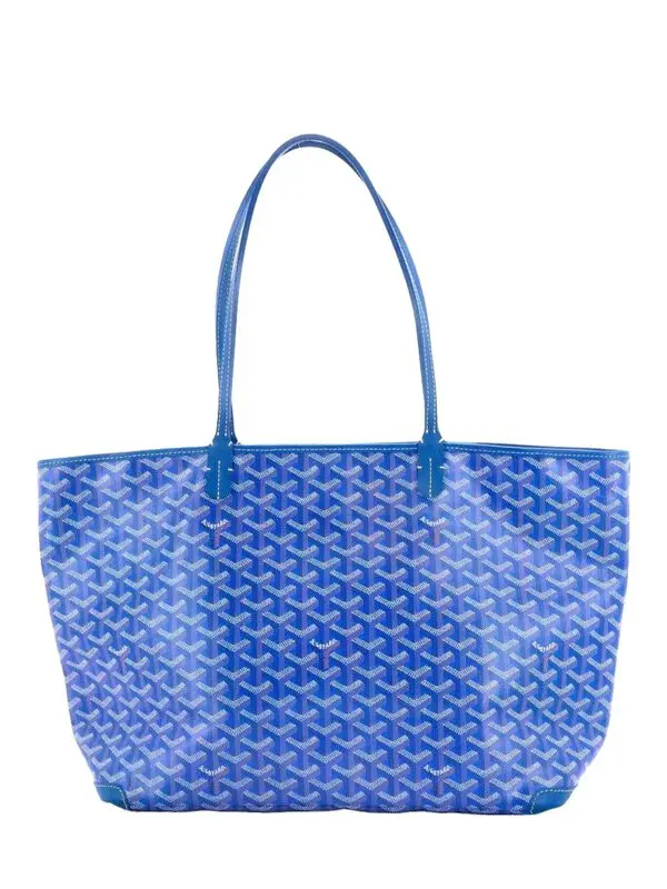 Goyard Artois Mm Tote Coated Canvas Shoulder Bag - Blue