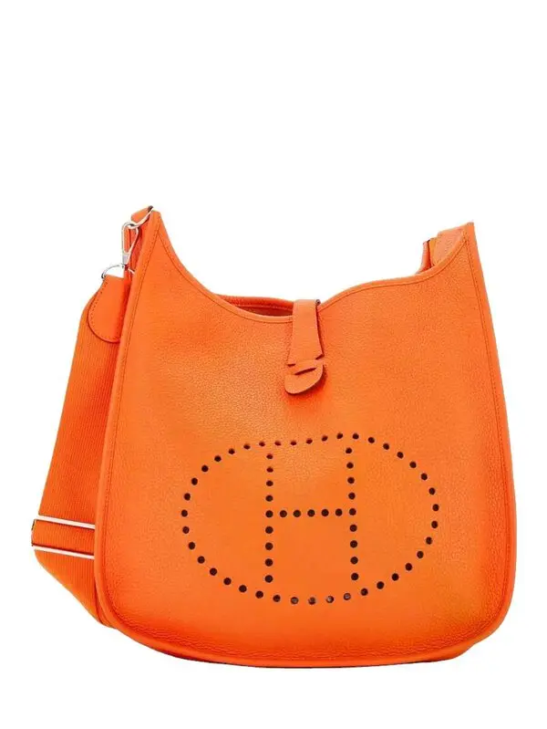 Hermès Evelyne Bag Gen Iii Clemence Gm - Orange