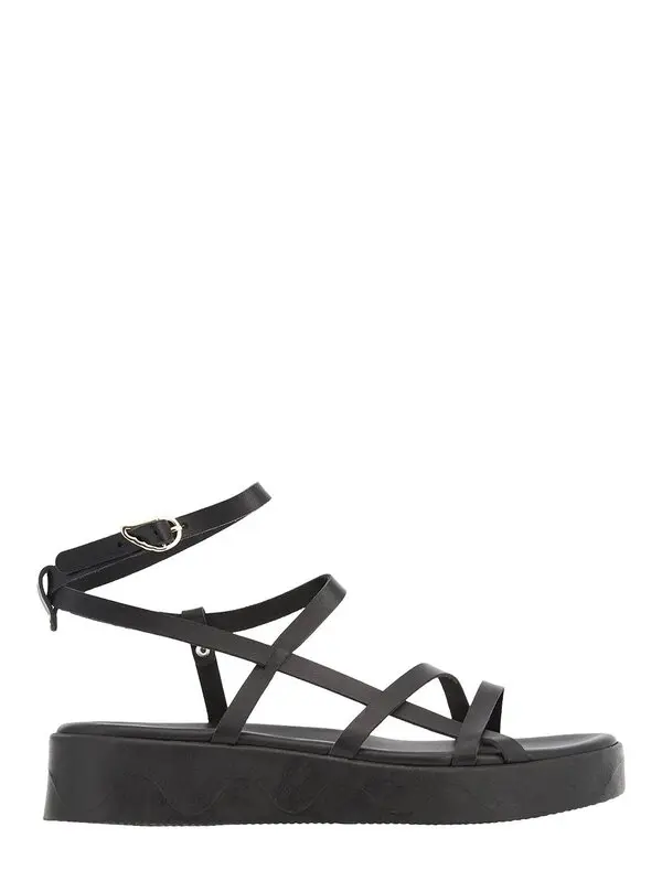 ANCIENT GREEK SANDALS Stiliani Sandals - Black