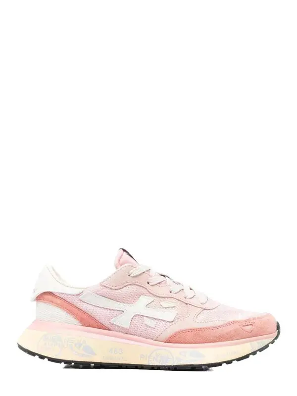 Premiata Appliqué Sneakers - Pink
