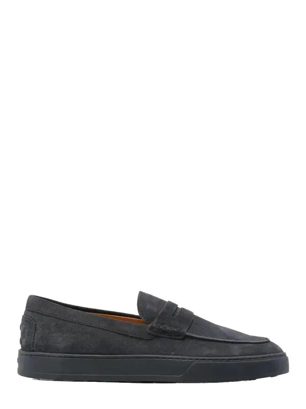 TOD'S Penny Leather Loafers - Blue