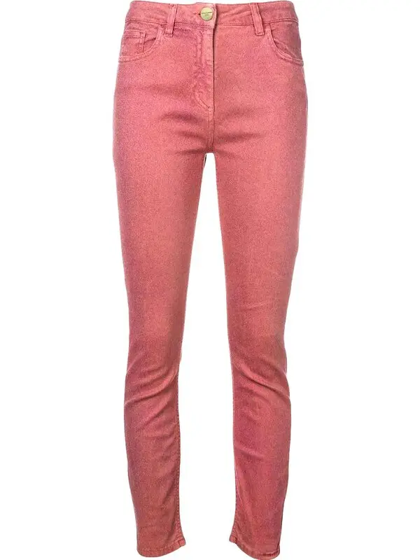 Elisabetta Franchi Five-pocket Jeans - Pink